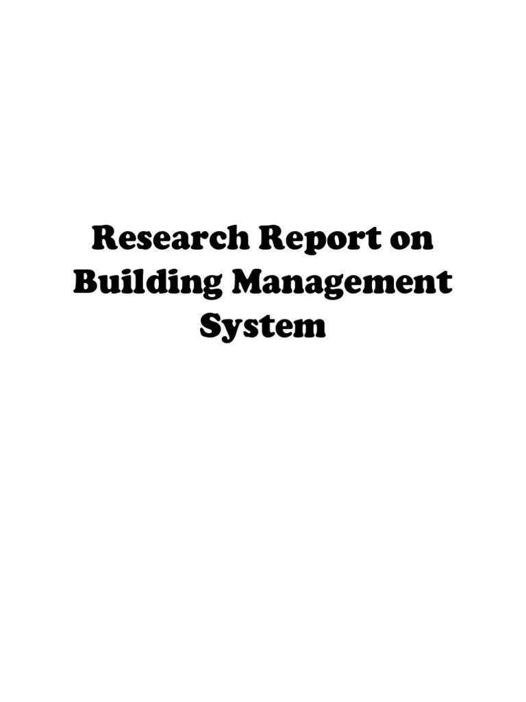 Building Management System Overview | PDF | Building Automation ...