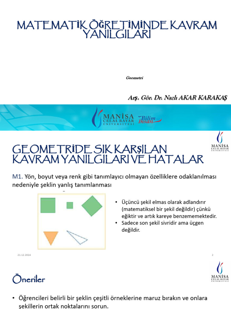 Mte 4103_ Hafta 13_geometri̇ | PDF
