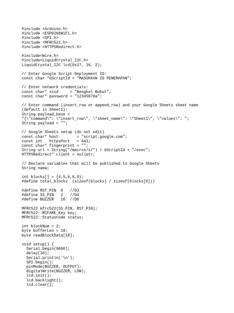 Koding Sistem Absensi | PDF | Software | Software Development