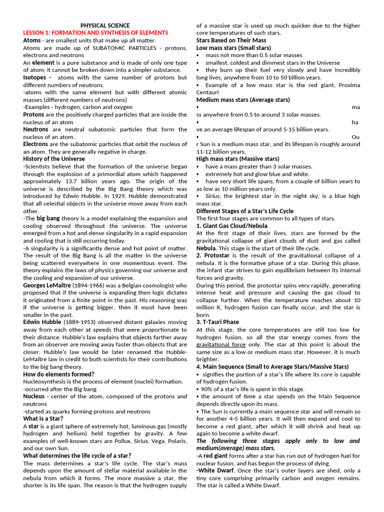 Physical Science Lesson | PDF | Chemical Polarity | Chemical Bond