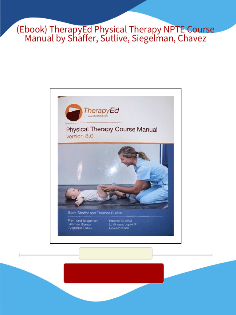 (Ebook) Therapyed Physical Therapy Npte Course Manual by Shaffer ...