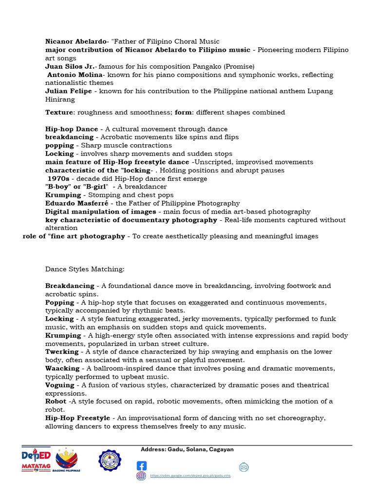 Overview of Filipino Arts and Health Issues | PDF | Global Health ...