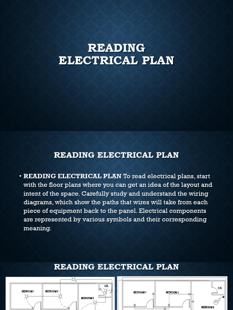 Electrical Plan Reading Guide | PDF | Wire | Electricity