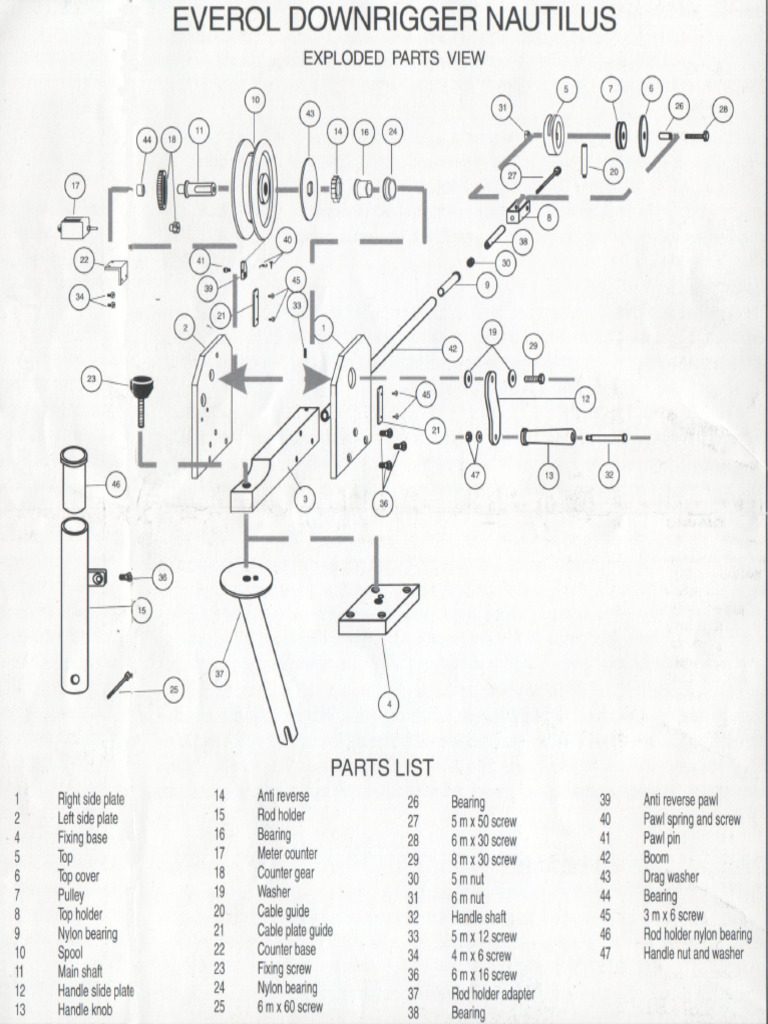 Everol Nautilus Downrigger System | PDF