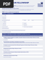 TransCelerate Curriculum Vitae Form | PDF | Health Care | Medicine