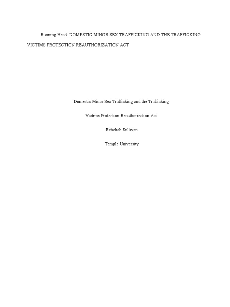 Policy Paper | PDF | Sex Trafficking | Human Trafficking