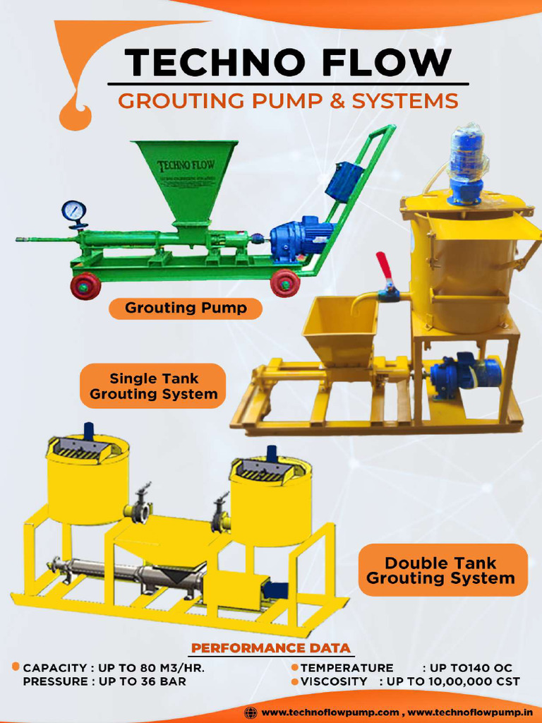 Techno Flow Grouting Machine | PDF