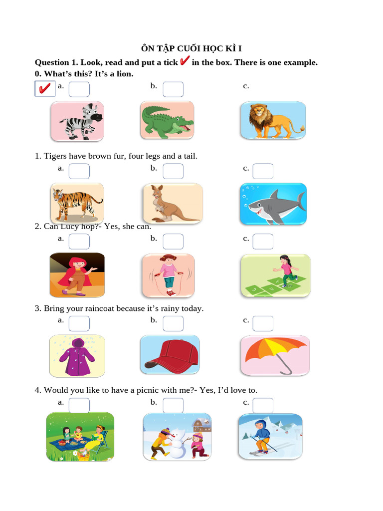 De HK1 I LEARN SMART START 4 | PDF | Zoology