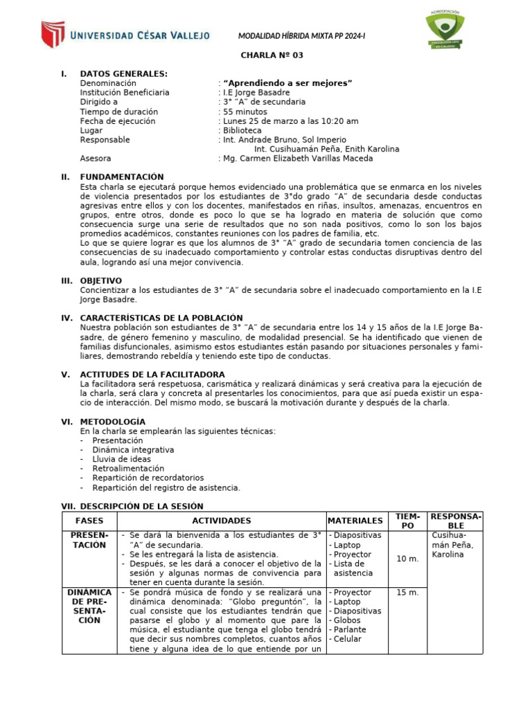 Sesión 03 TUT 3º | PDF | Comportamiento | Las emociones