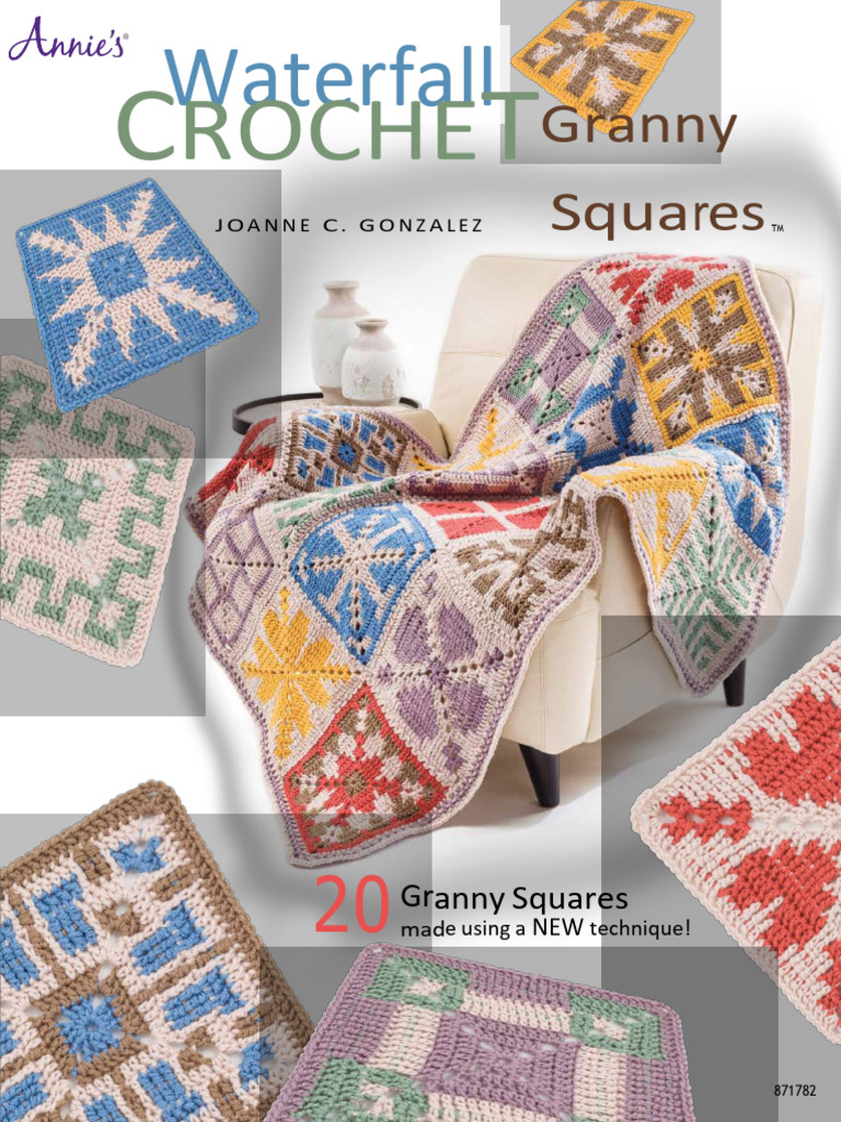 Waterfall Crochet Granny Squares-871782-Joanne C. Gonzales-Annies Attic ...
