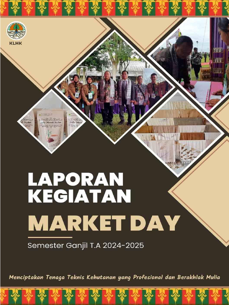 Laporan Kegiatan Market Day Ganjl 2024-2025 | PDF