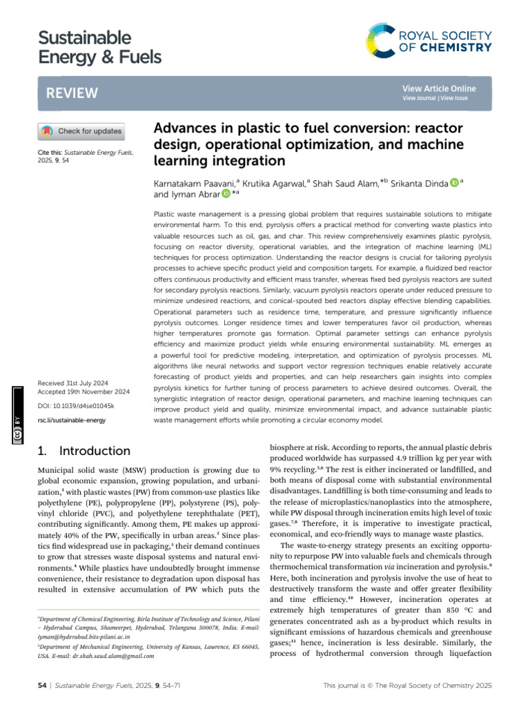 paper example author guide | PDF | Pyrolysis | Polyethylene