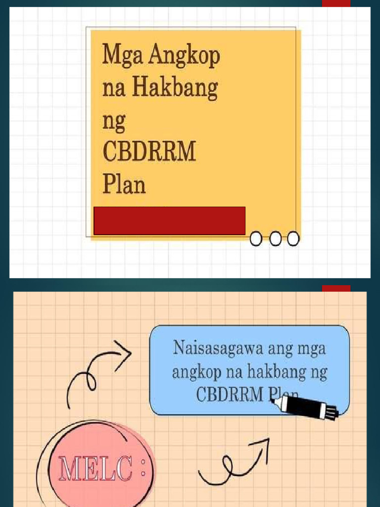 CBDRRM Plan / Contemporary Issues | PDF