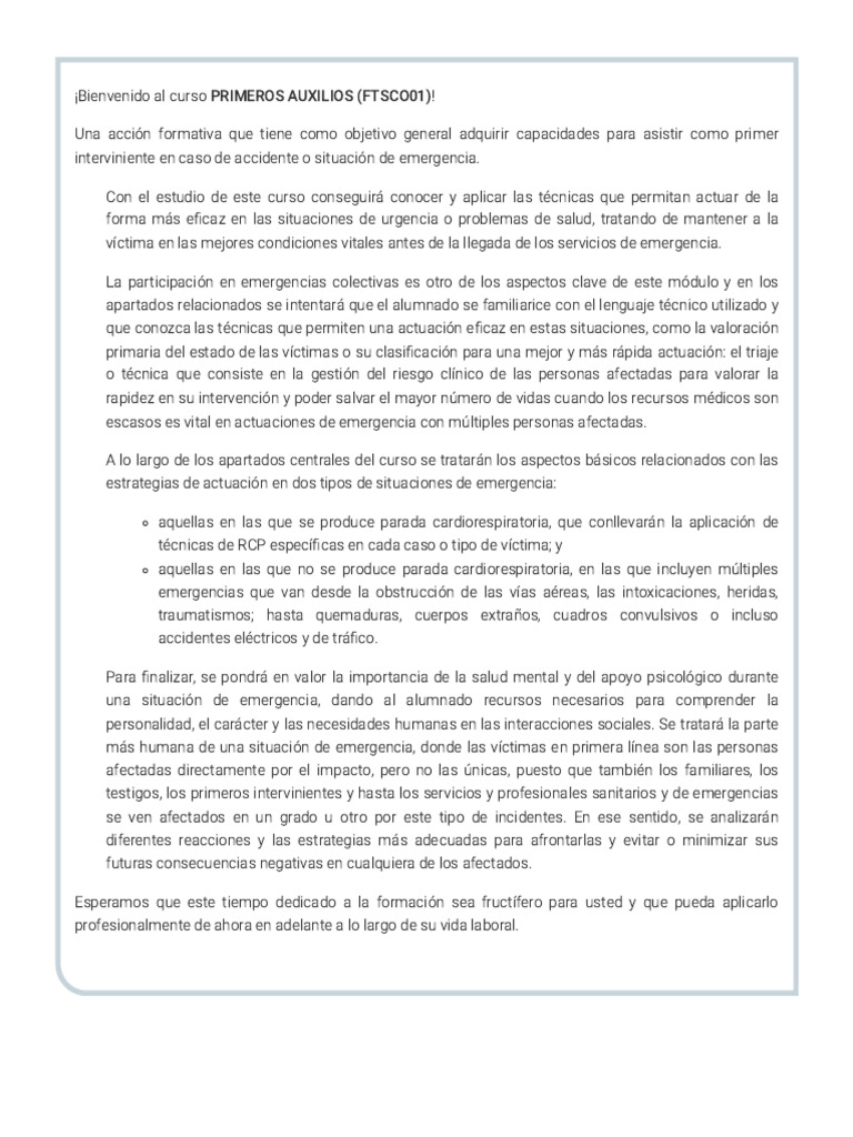 Resk - and - Pa - MMR242024SC300000041-1-2 - 1. Primeros Auxilios | PDF ...