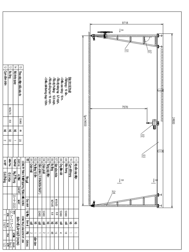 C NG TR C 10T - 24m Model | PDF
