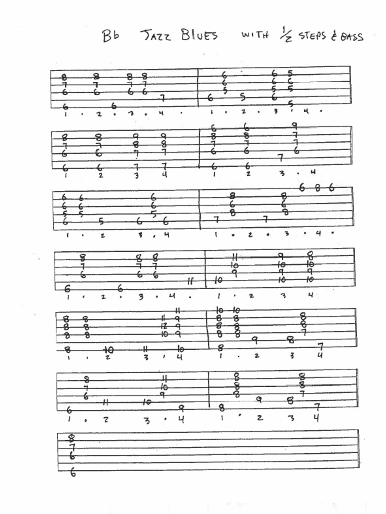 Don Mock Jazz Blues | PDF