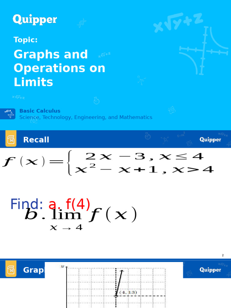 Calculus Limits and Graphs Explained | PDF | Mathematical Logic ...
