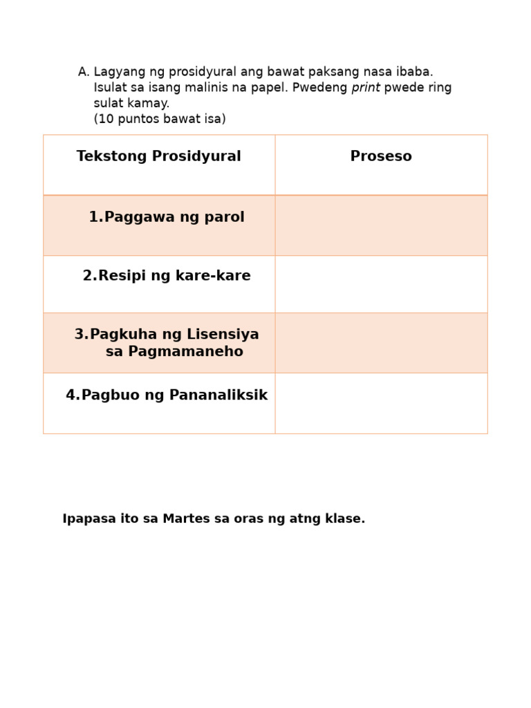 Takdang Aralin | PDF