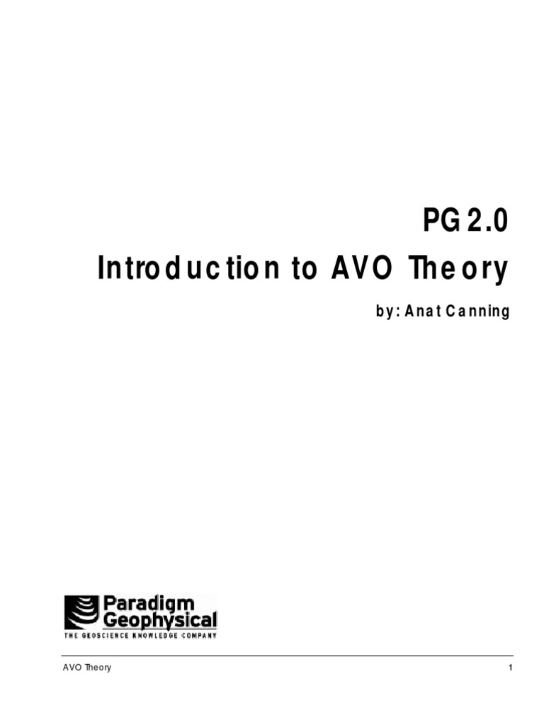 Avo PDF | PDF | Elasticity (Physics) | Porosity