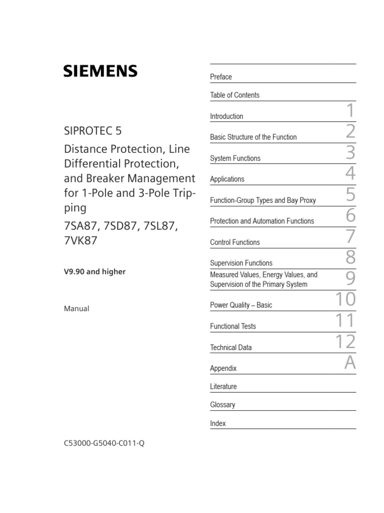 SIPROTEC 5 Protection Manual | PDF | International Electrotechnical ...
