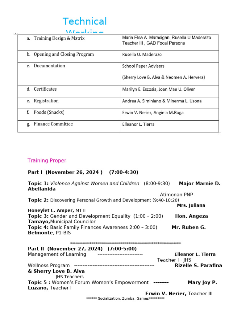 gad-programme | PDF | Equality Rights | Gender Equality