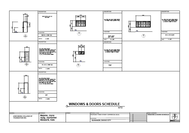 Proposed Three-Storey Commercial Building | PDF