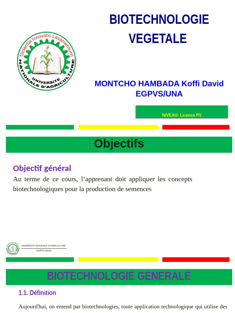 Biotechnologie Végétale : Production de Semences | PDF | Auxine | Organisme génétiquement modifié