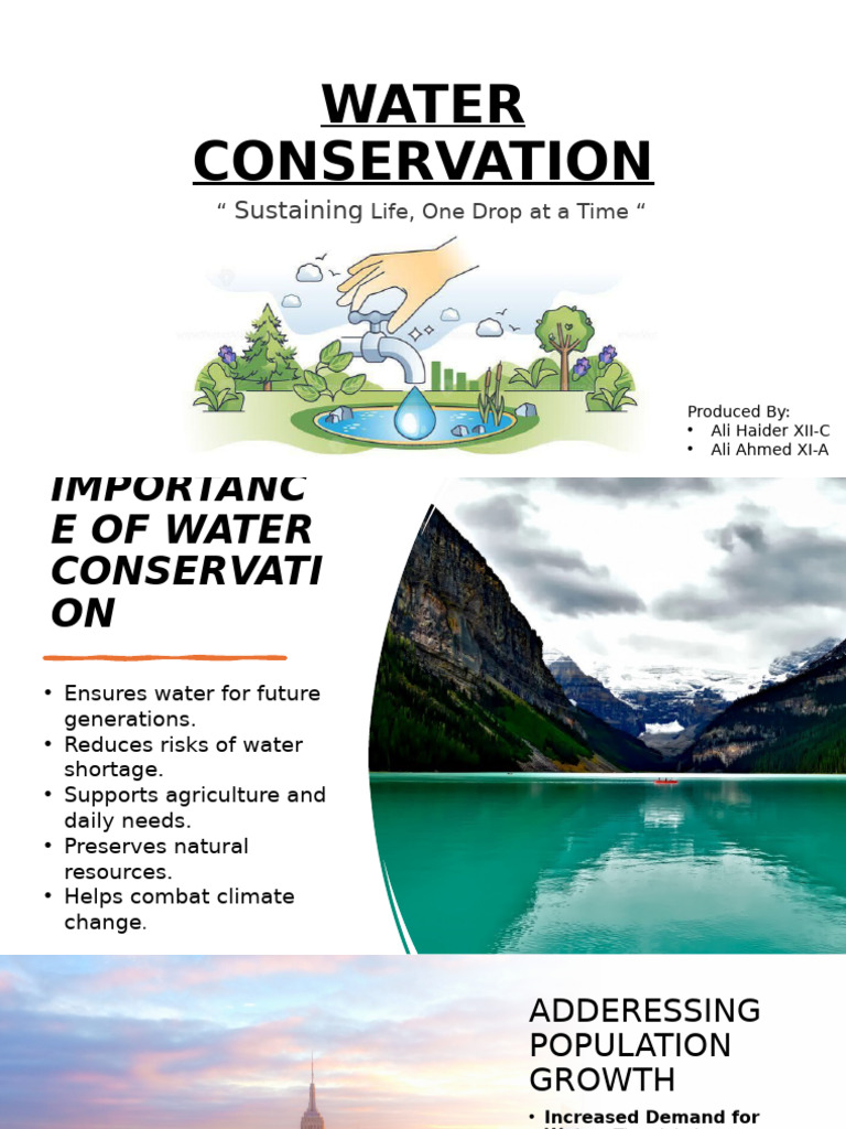 Water Conservation | PDF | Water | Water Conservation