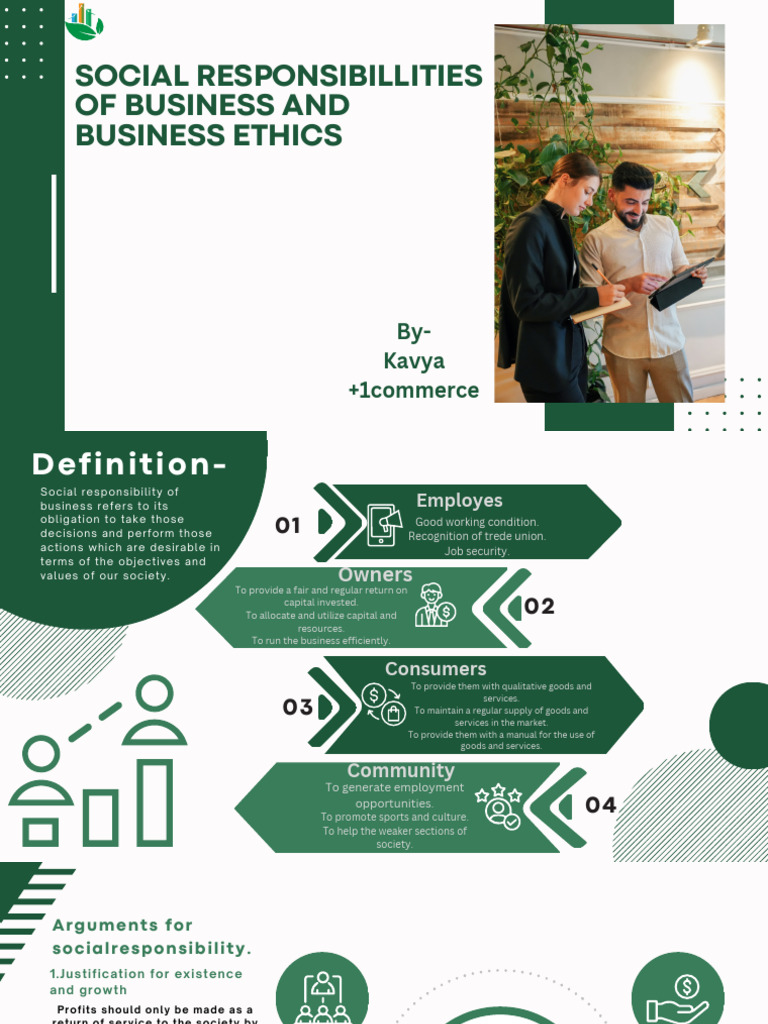 Business Ethics & Social Responsibility | PDF | Corporate Social ...