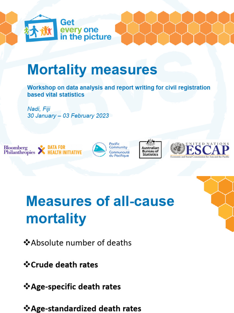 4.1 Mortality Measures - 0 | PDF | Mortality Rate | Life Expectancy