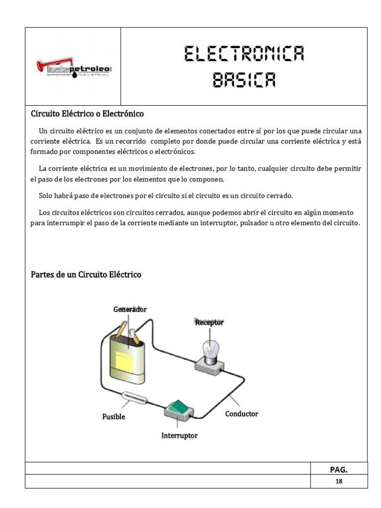 Guia Curso de Electronica Instepetroleo 3 | PDF | Red eléctrica | Corriente eléctrica