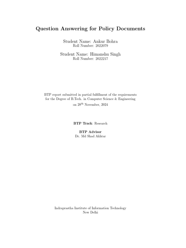 BTP_Report | PDF | Annotation | Statistical Classification