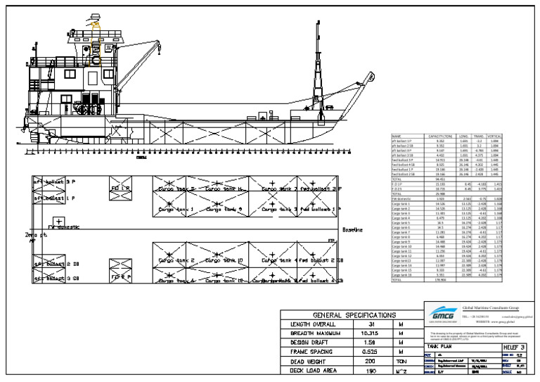 02 Tank Capacity Plan | PDF
