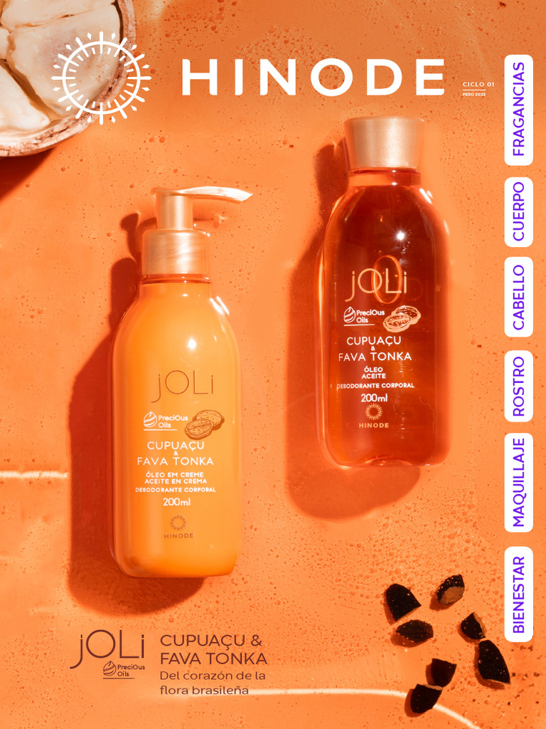 Catlogo Hinode Per Ciclo 1 2025 Dia Del Amor | PDF | Productos cosméticos | Perfume