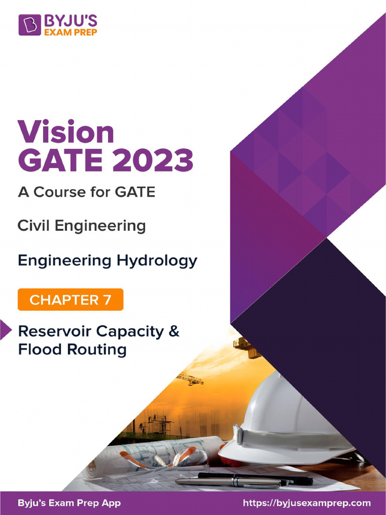 Chapter 7 Reservoir Capacity 61 | PDF | Discharge (Hydrology ...