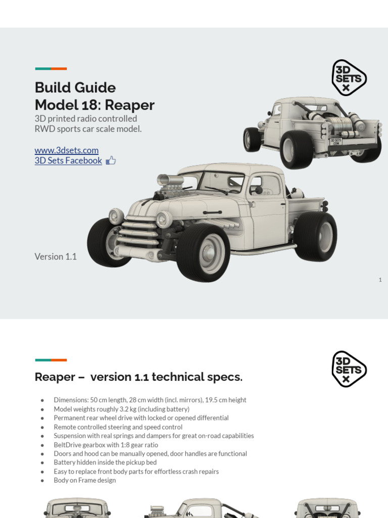 Build Guide - Model 18 Reaper - V1.1 | PDF | Electrical Connector ...