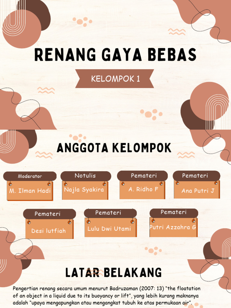 PPT PENJAS RENANG (1) | PDF