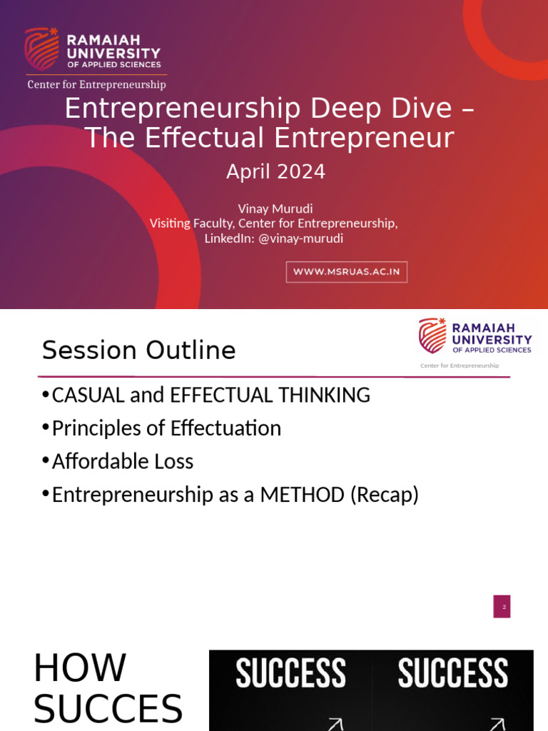 CFE-PPT - Ch3 - Vinay | PDF | Entrepreneurship | Cognition