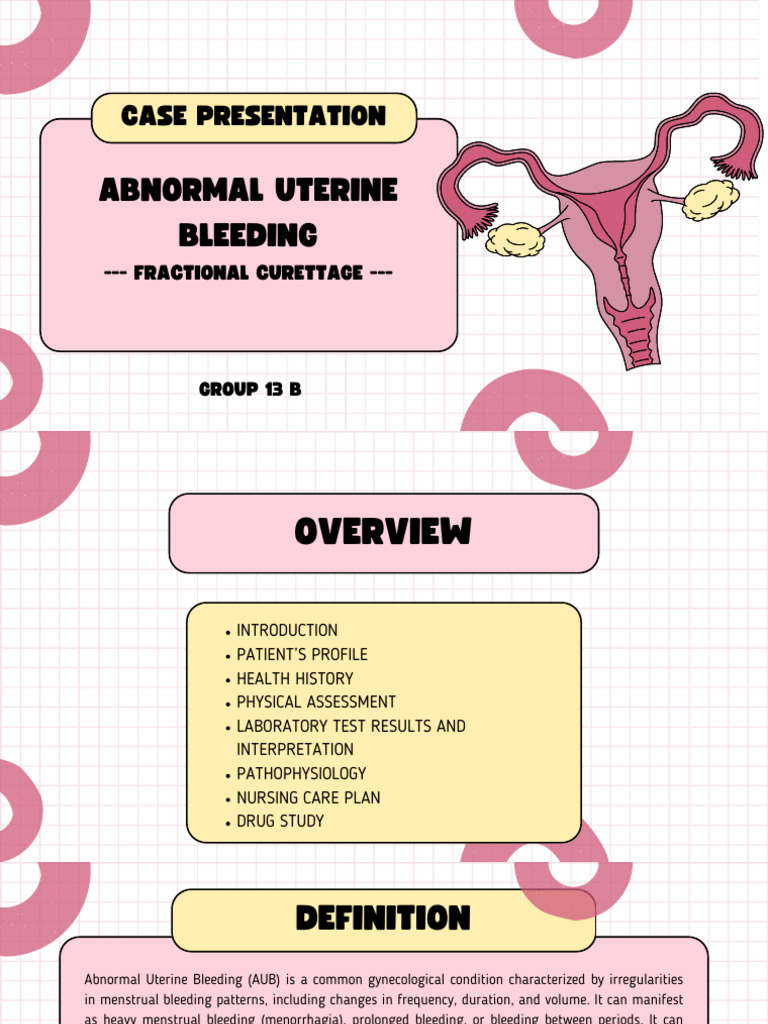Female Reproductive System Biology Presentation in a Pink Bold Style (1) | PDF | Health Care ...