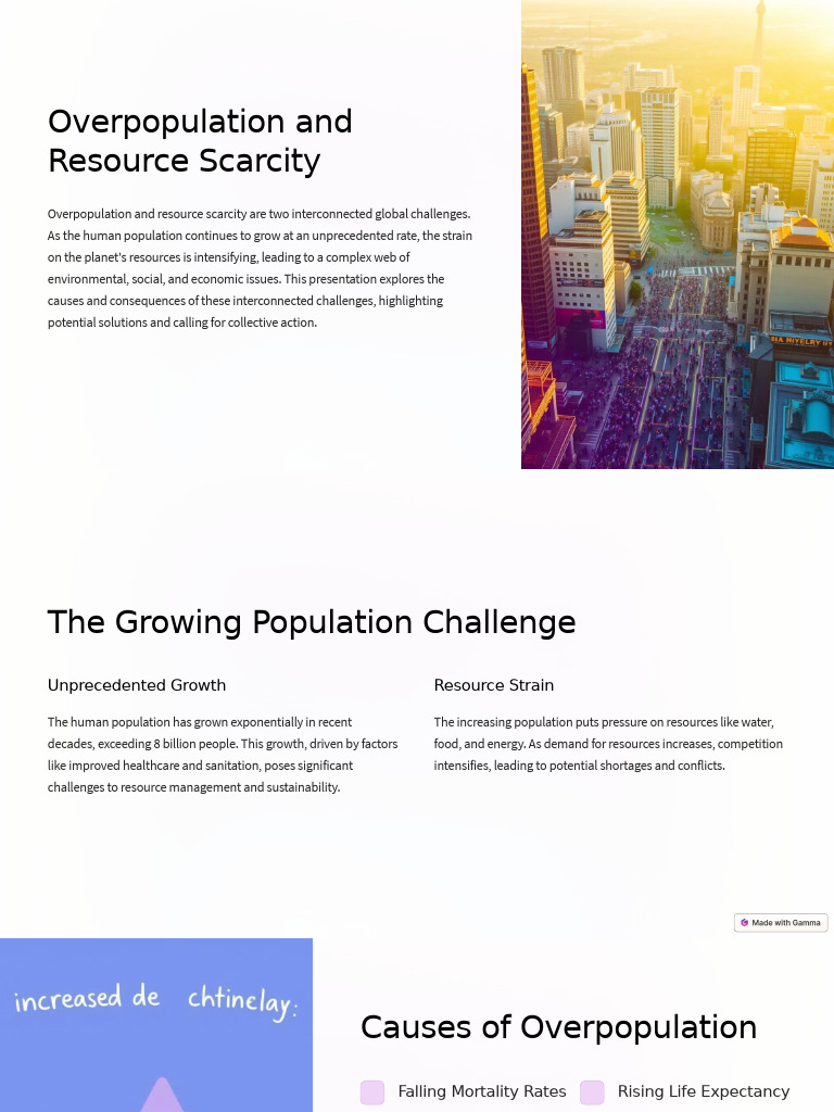 Overpopulation-and-Resource-Scarcity | PDF | Human Overpopulation ...