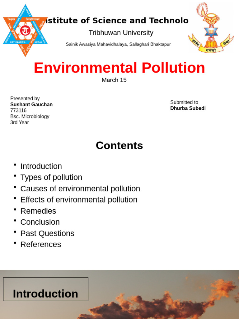 Understanding Environmental Pollution | PDF | Pollution | Landfill