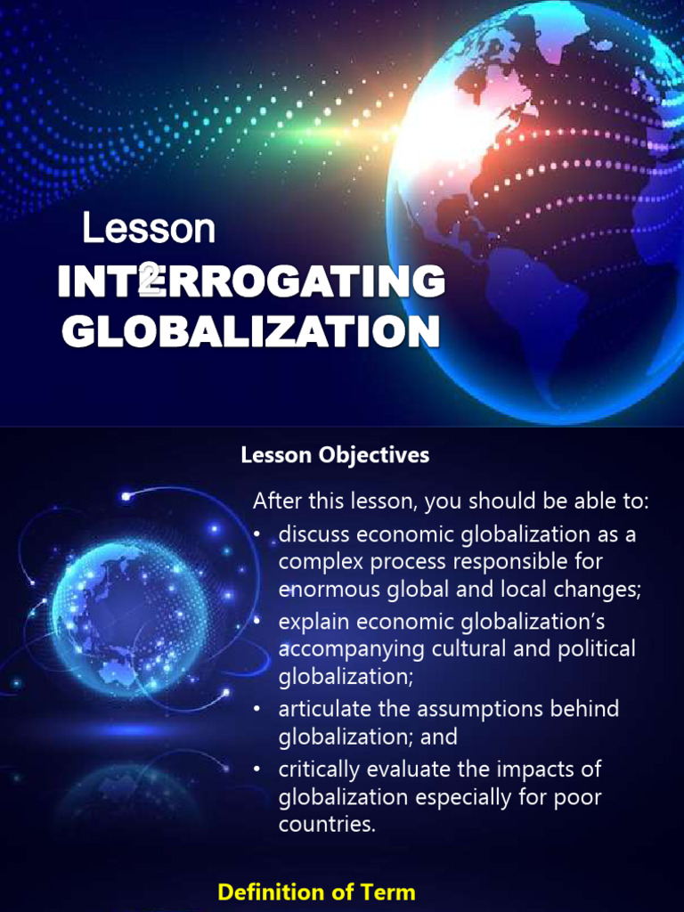 Interrogating Globalization | PDF | Globalization | International Relations