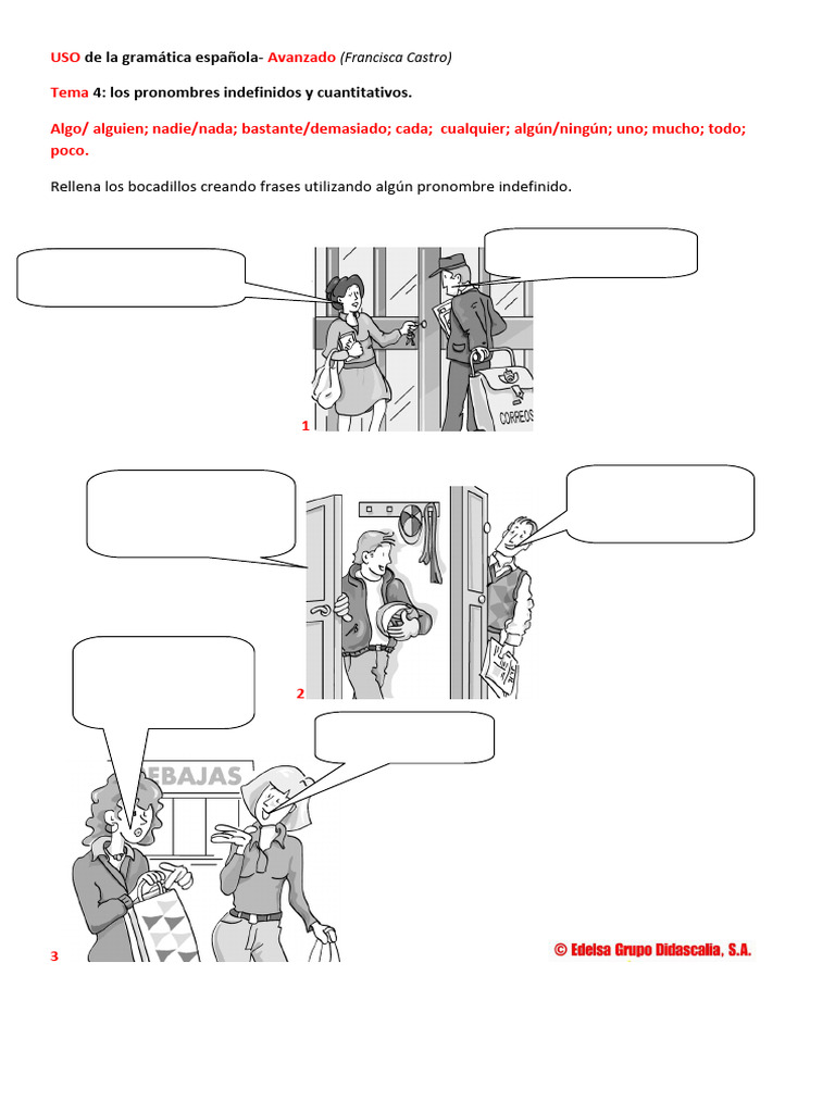 UsoGramaticaEspanola_Avanzado_Tema4 | PDF