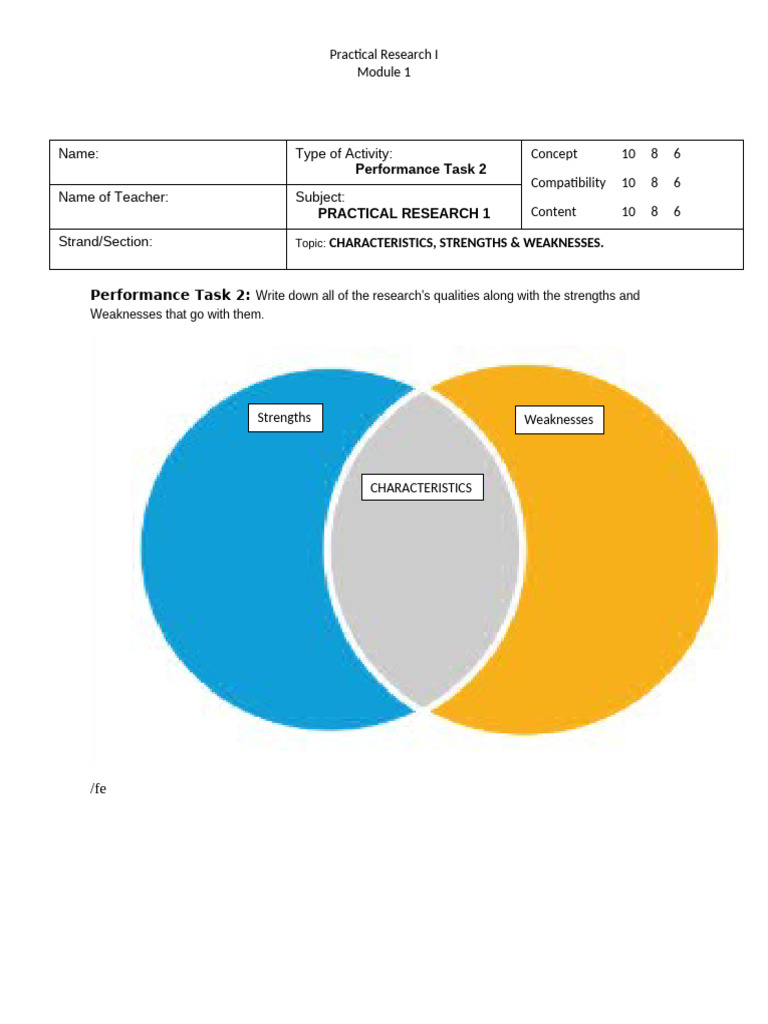 3RD PR1 Performance Task 2 | PDF