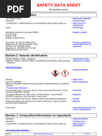 Sunlight Dishwashing Liquid Msds | PDF | Toxicity | Pollution