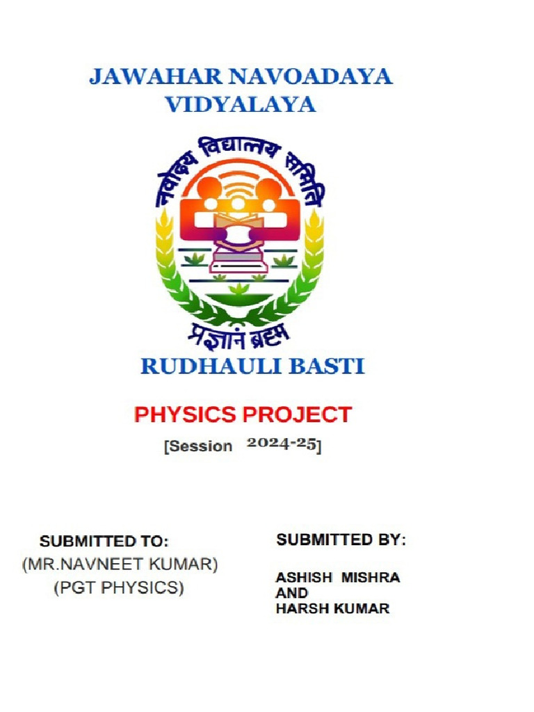 Harsh and Ashish Physics PDF | PDF