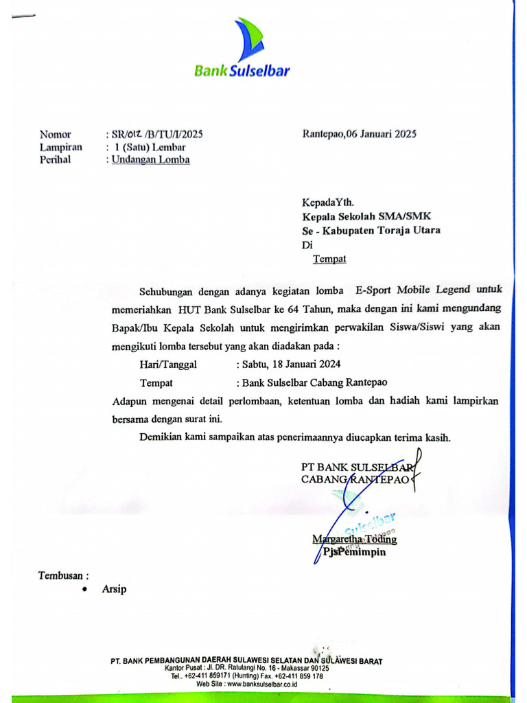 Undangan Mobile Legend | PDF