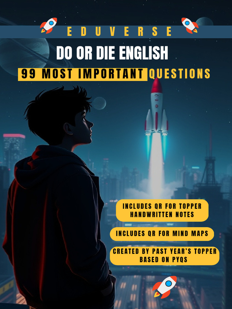 Eduverse English 99 Most Important Questions Oe5cg6 | PDF | Four Noble ...
