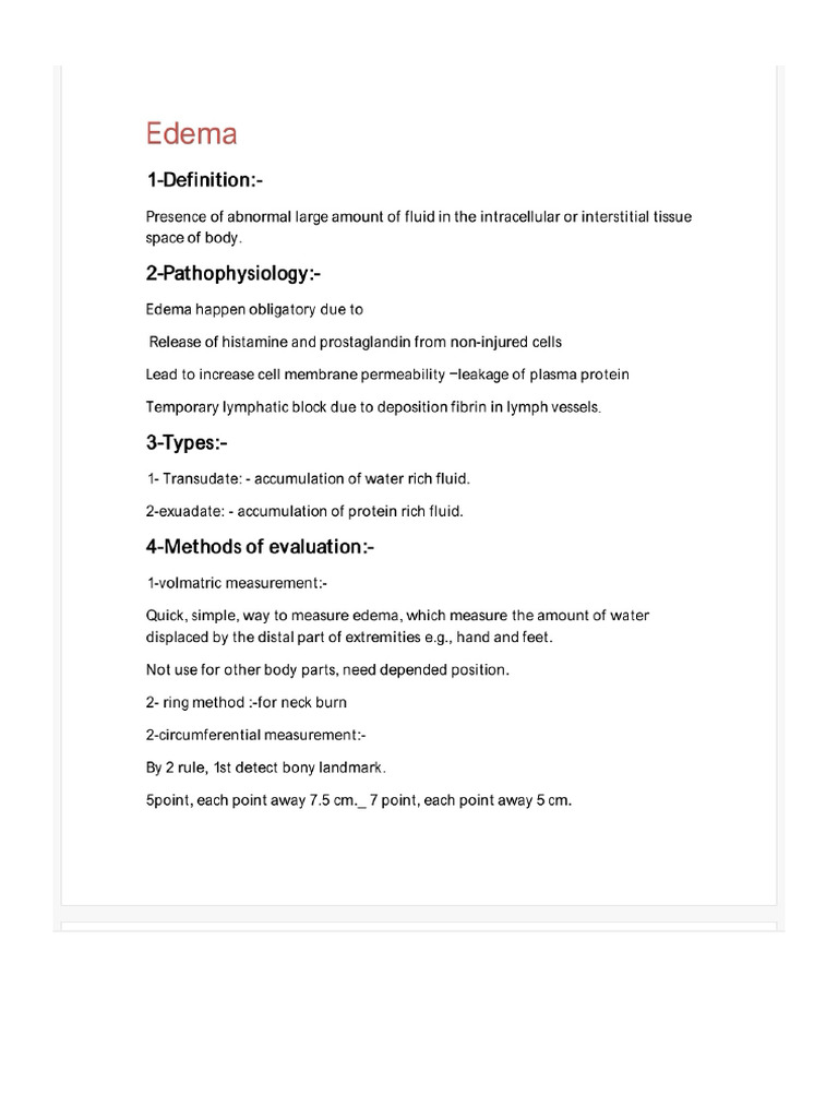 4 - Edema PDF | PDF