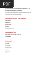 Adult Chest Tube Dressing Change Guide | PDF